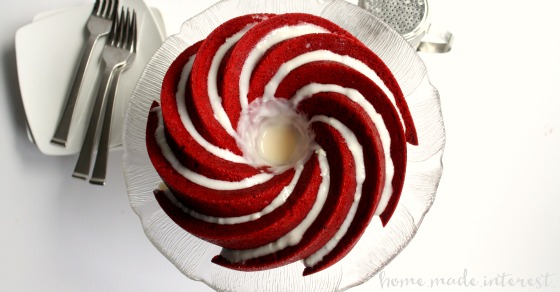 Red Velvet Bundt Cake with Cream Cheese Filling - Home. Made. Interest.