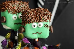 Frankenstein Marshmallow Pops - Home. Made. Interest.