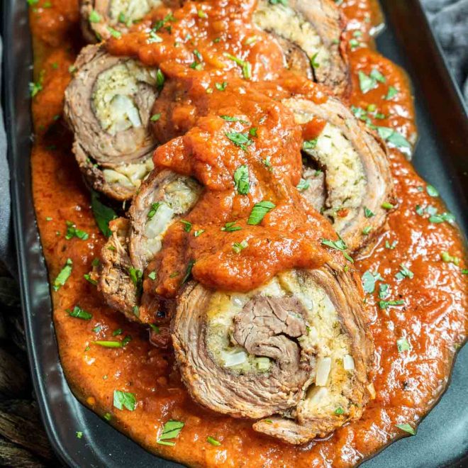 Beef Braciole Recipe {Italian Stuffed Steak} - Home. Made. Interest.