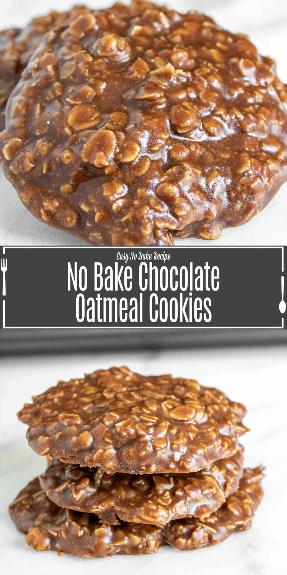 No Bake Chocolate Oatmeal Cookies Recipe - Home. Made. Interest.