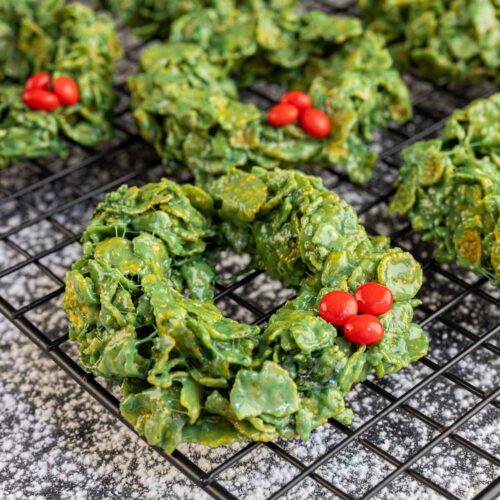 Christmas Wreath Cookies Recipe - Home. Made. Interest.