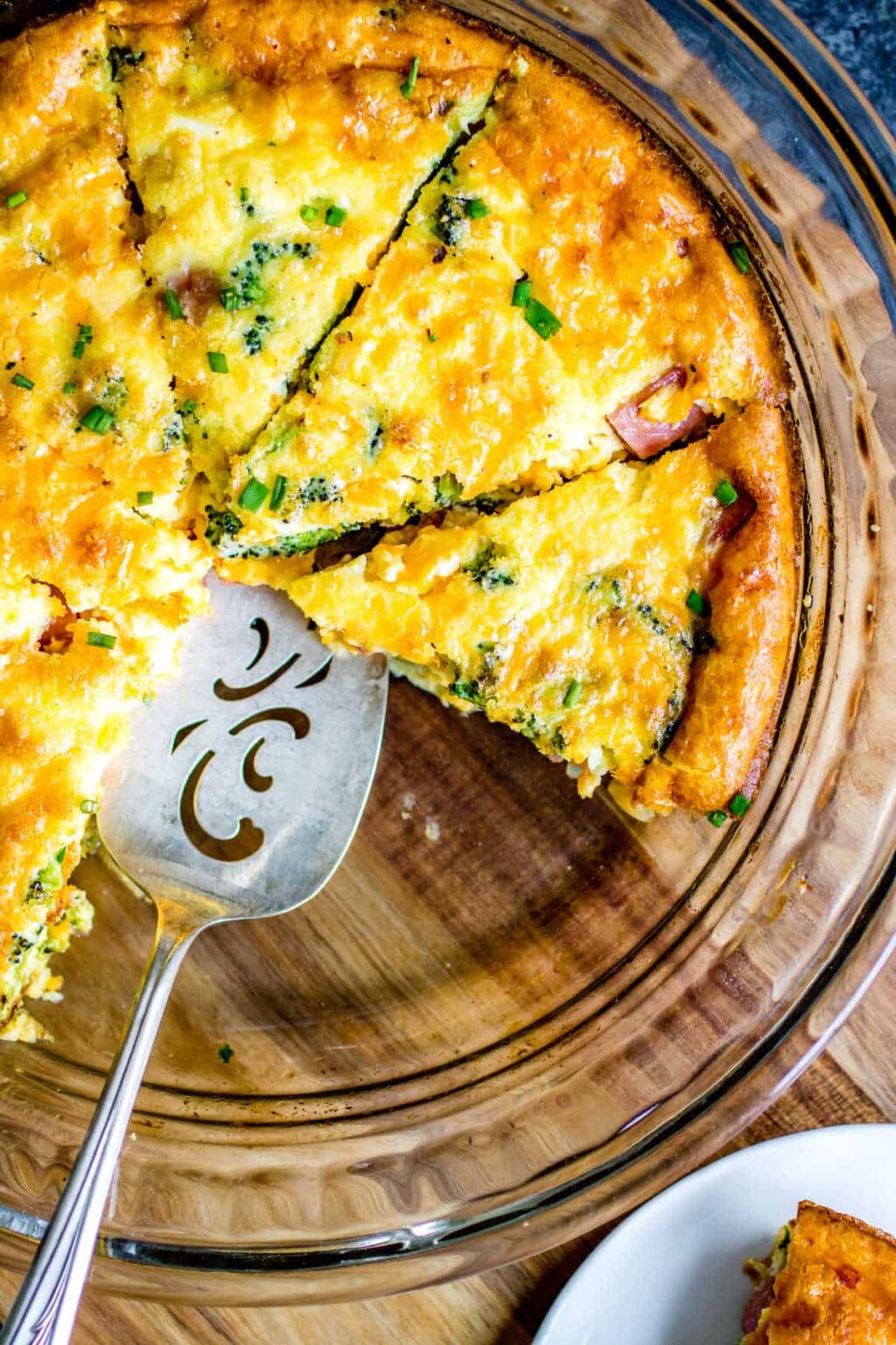 Keto Ham and Cheese Crustless Quiche Recipe - Home. Made. Interest.