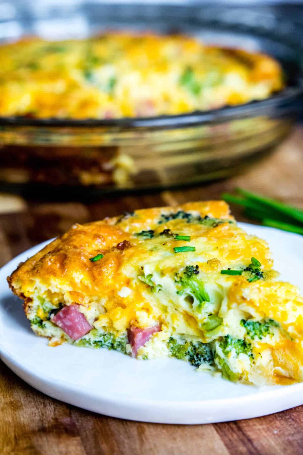Keto Ham and Cheese Crustless Quiche Recipe - Home. Made. Interest.