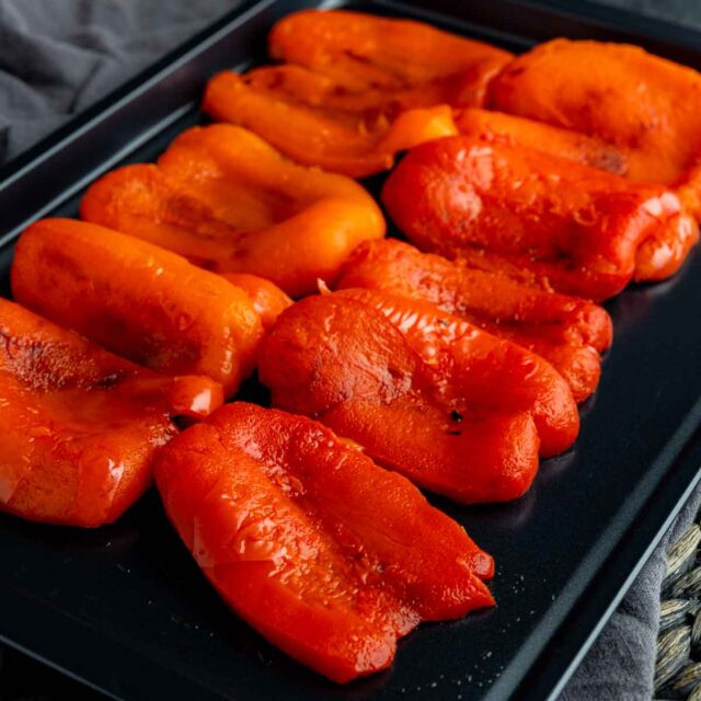 How to Roast Peppers in the Oven - Home. Made. Interest.