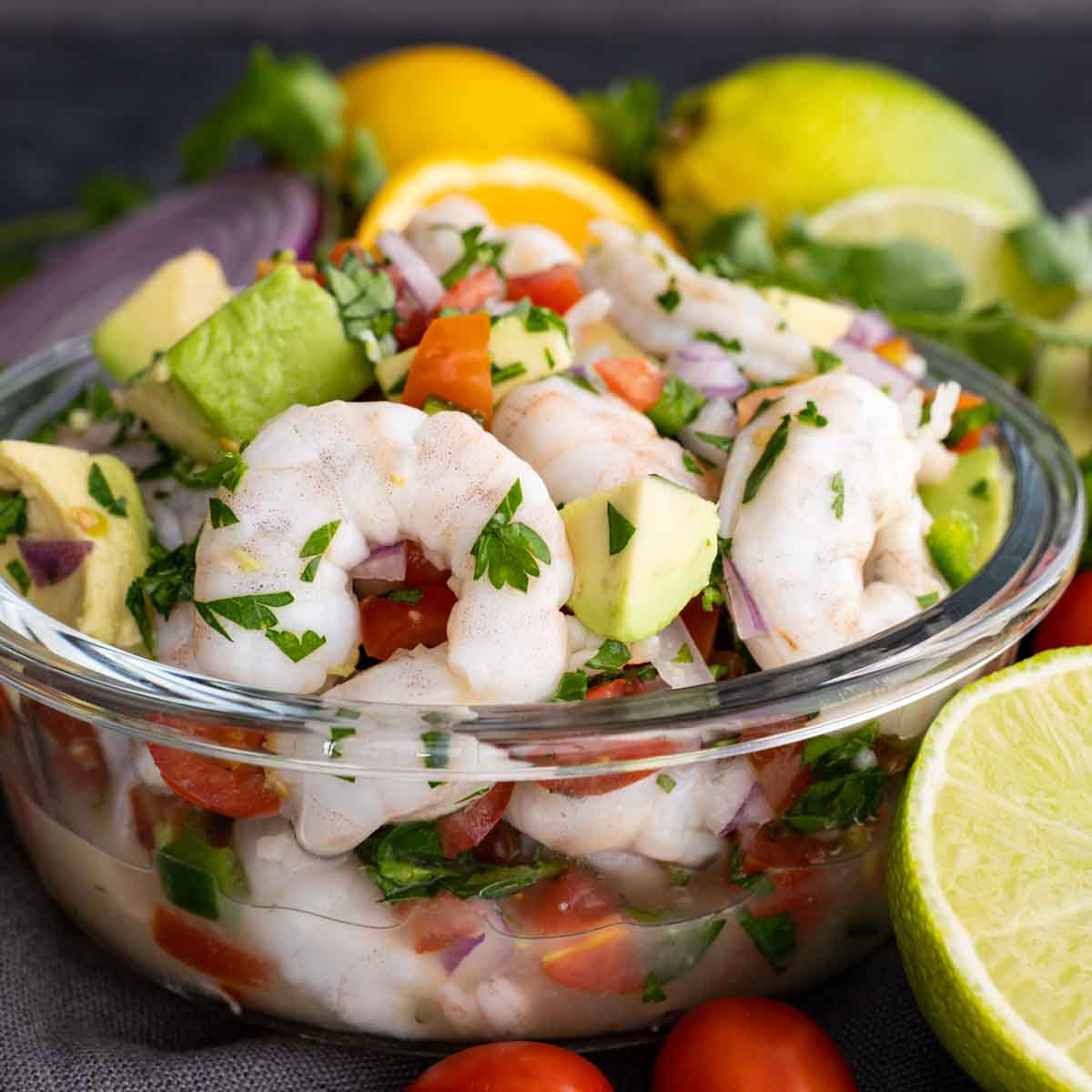 Peruvian Shrimp Ceviche