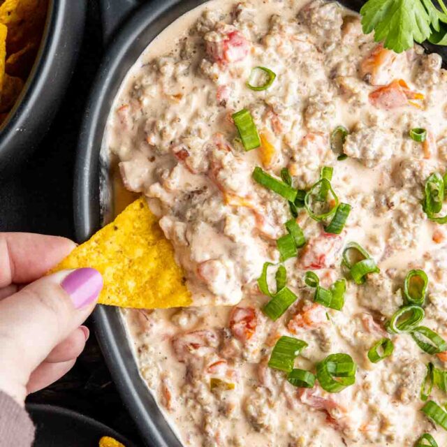 Sausage Cream Cheese Dip - Only 3 Ingredients! - Home. Made. Interest.