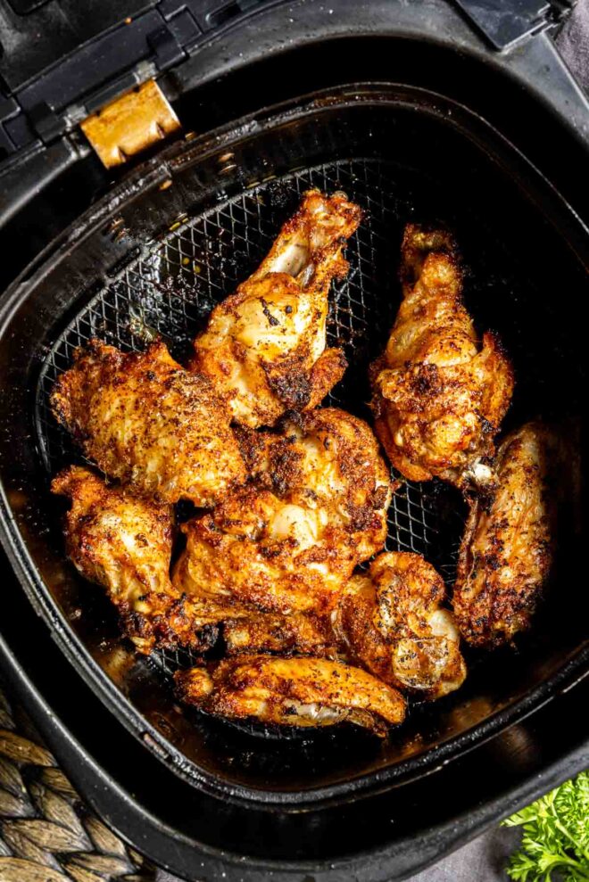 Air Fryer Honey Garlic Chicken Wings - Home. Made. Interest.