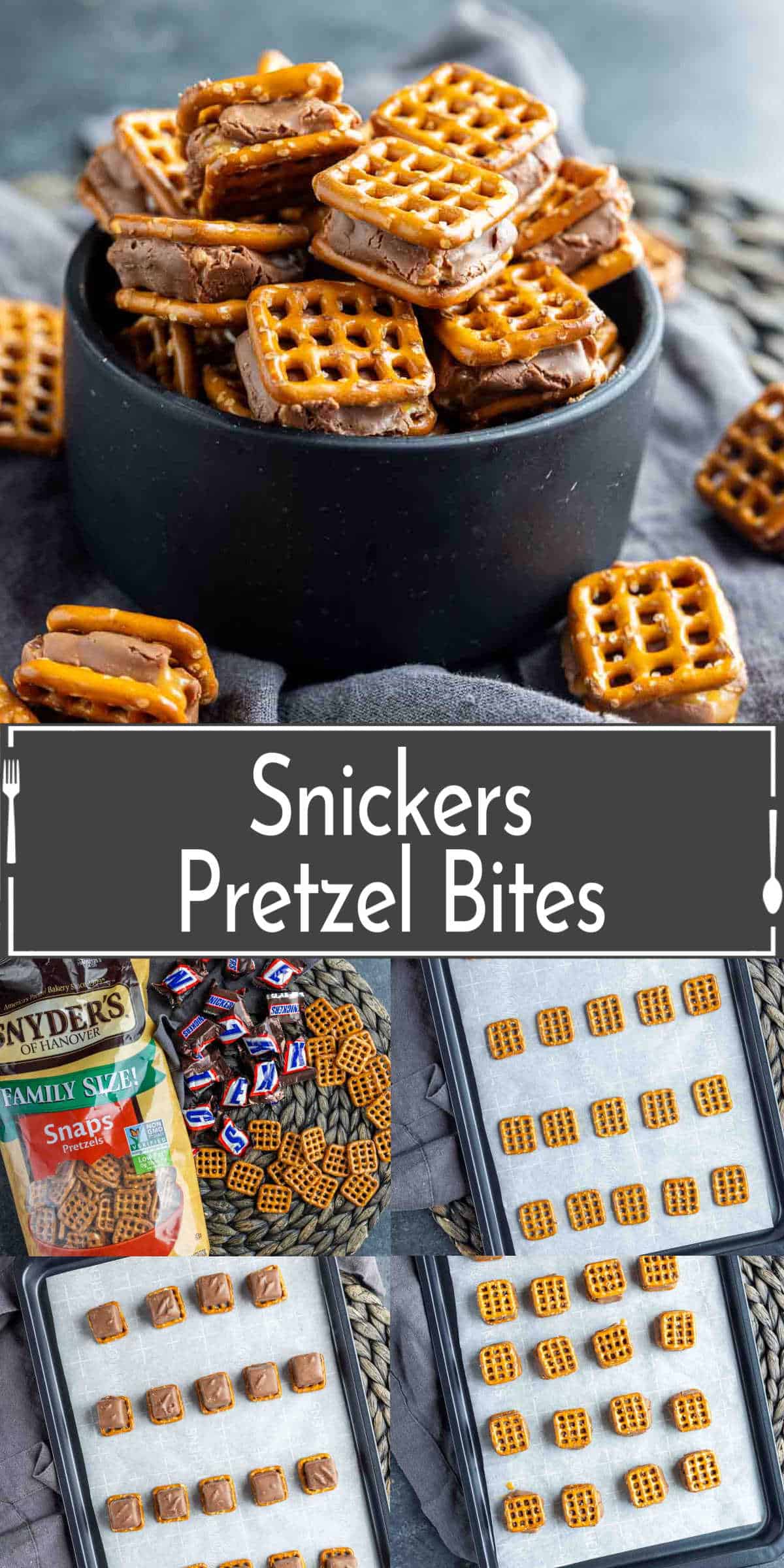Snickers Pretzel Bites - Home. Made. Interest.