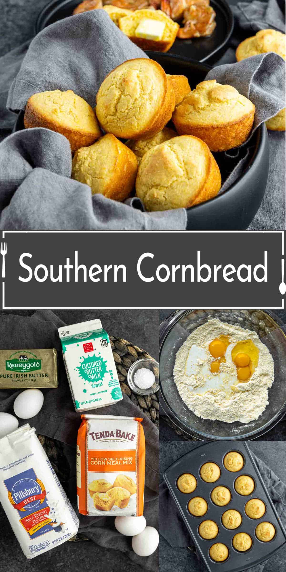 Southern Cornbread Recipe (No Sugar) - Home. Made. Interest.