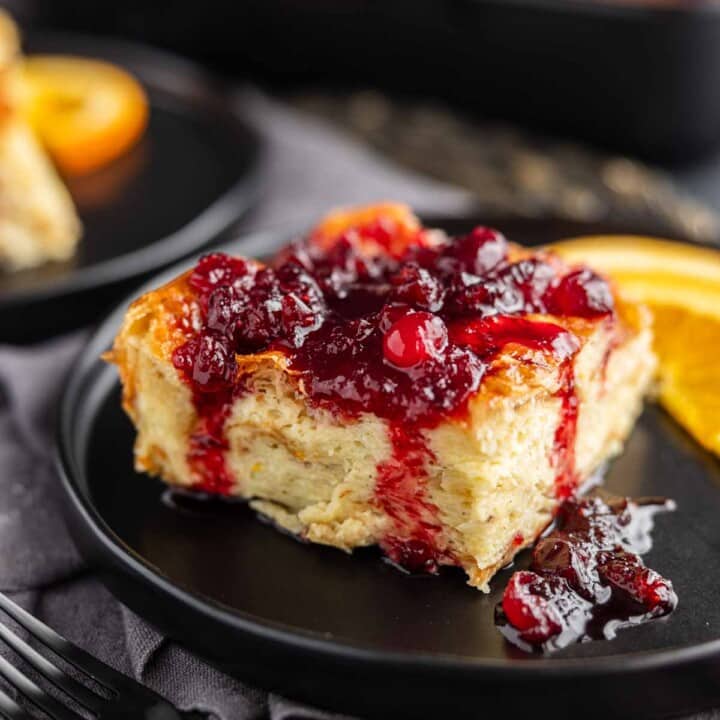 Cranberry French Toast Bake with Croissants - Home. Made. Interest.