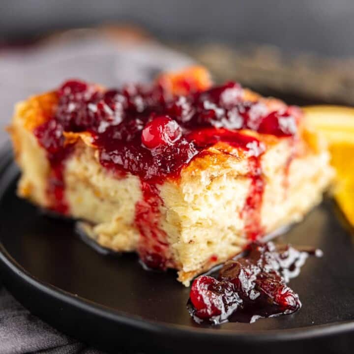 Cranberry French Toast Bake with Croissants - Home. Made. Interest.