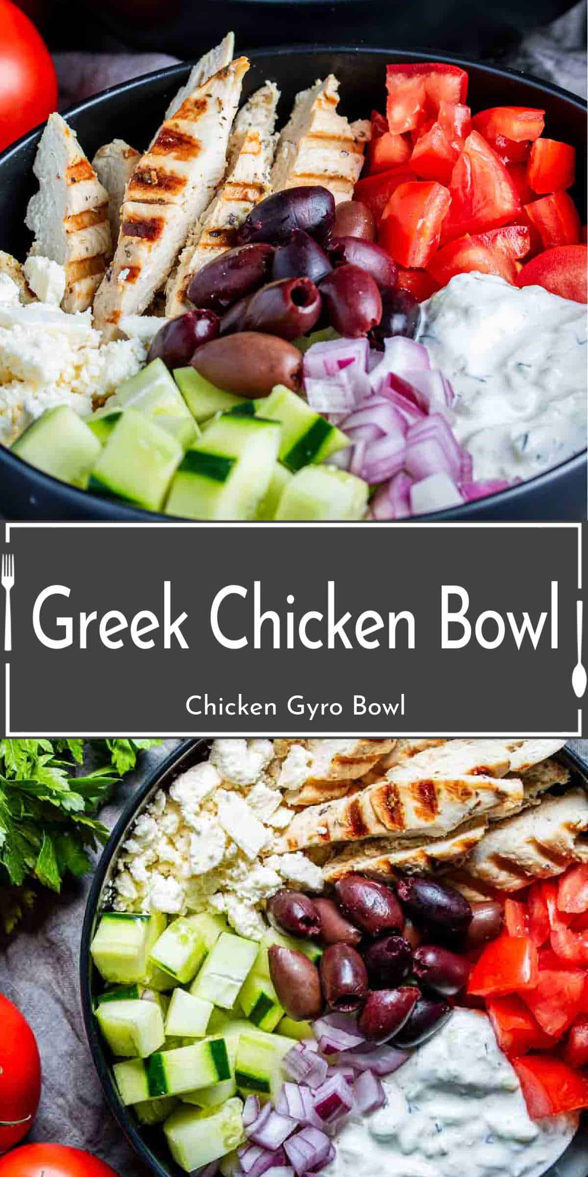 Easy Chicken Gyro Bowl - Home. Made. Interest.