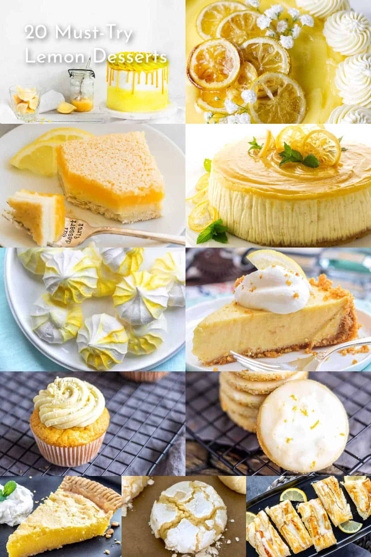 20 Must-Try Lemon Desserts for Summer - Home. Made. Interest.