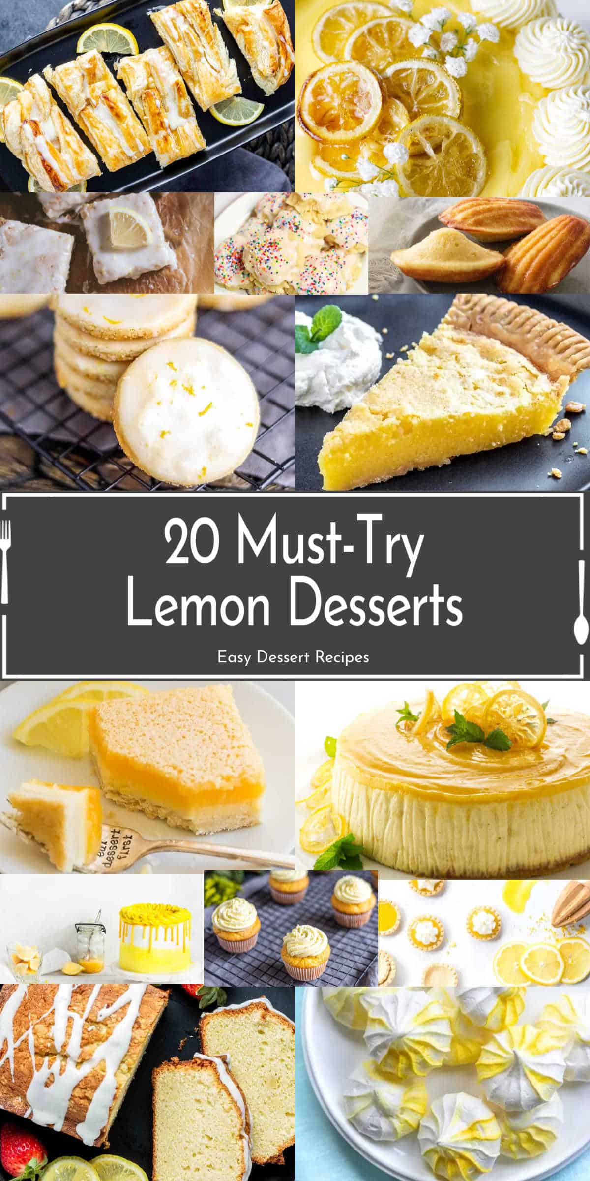 20 Must-Try Lemon Desserts for Summer - Home. Made. Interest.