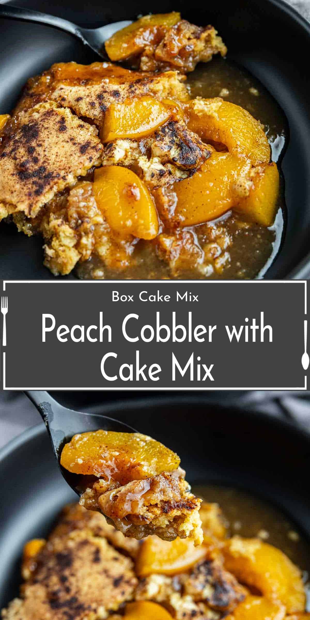 Easy Peach Cobbler with Cake Mix - Home. Made. Interest.