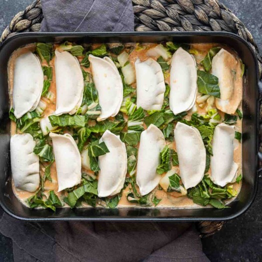 Viral One Pan Baked Dumplings - Home. Made. Interest.