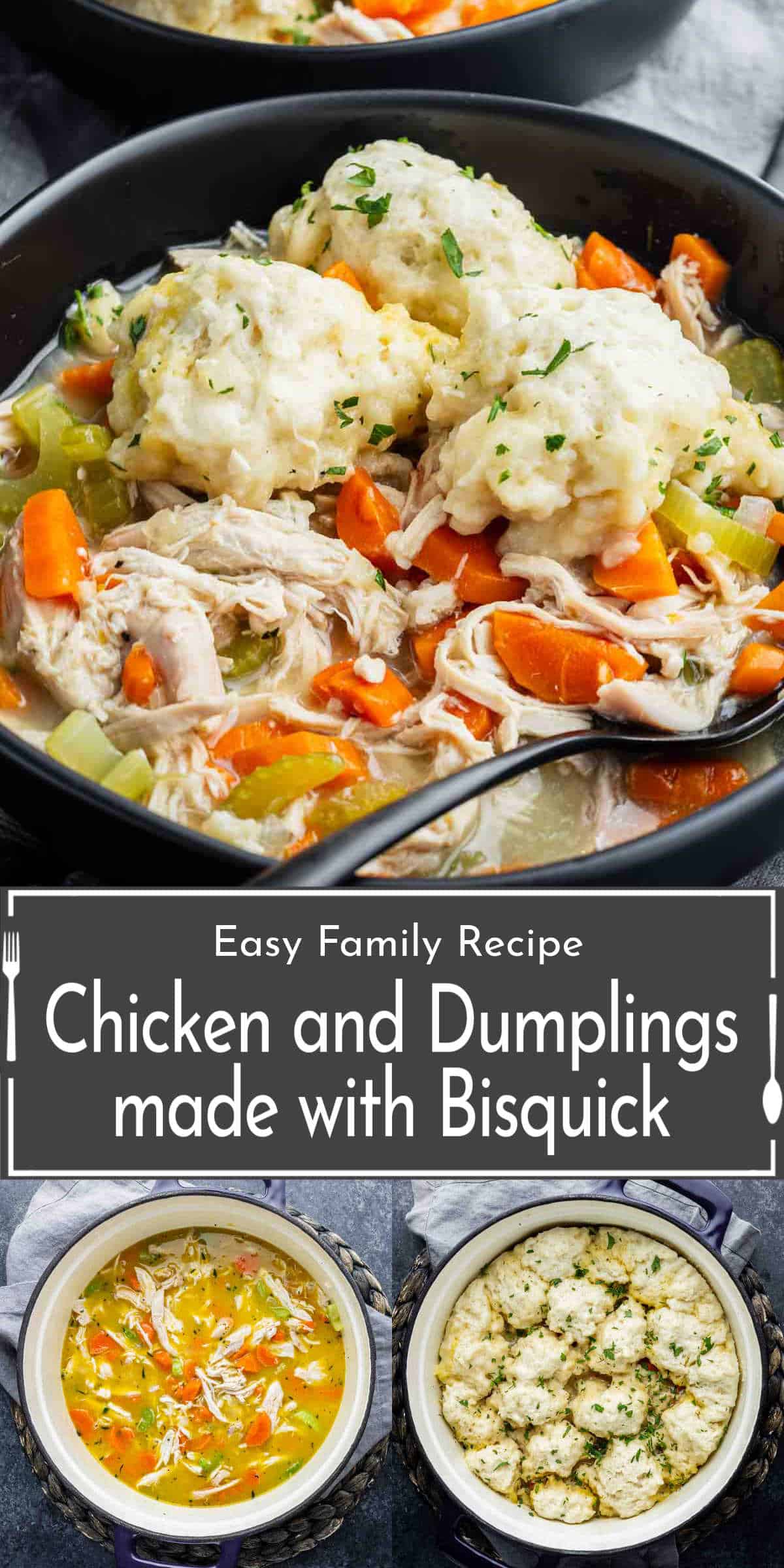 Homemade Bisquick Chicken and Dumplings - Home. Made. Interest.
