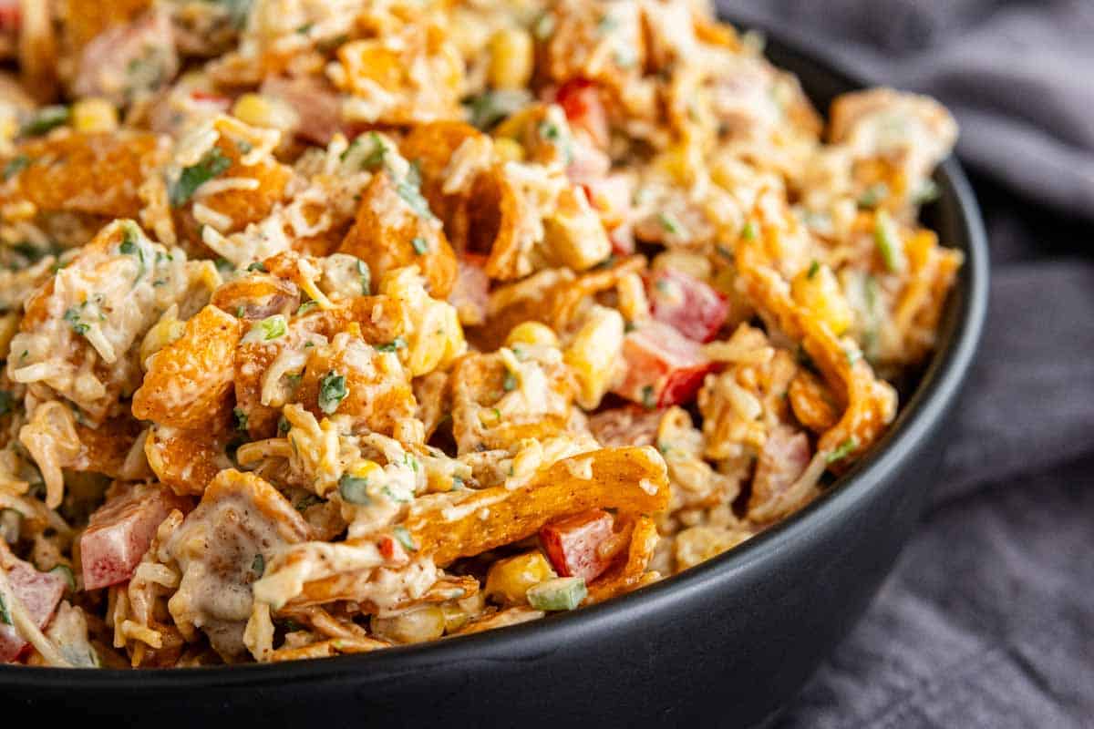 Frito Salad Recipe (Easy Chili Cheese Corn Salad) - Home. Made. Interest.
